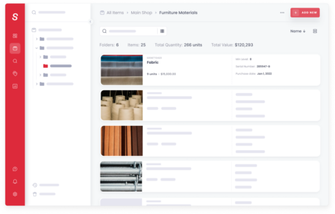 Material Tracking Software | Sortly
