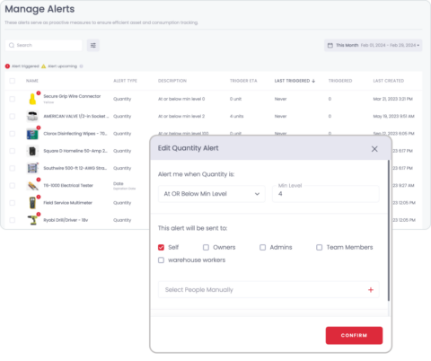 Inventory Alerts | Sortly