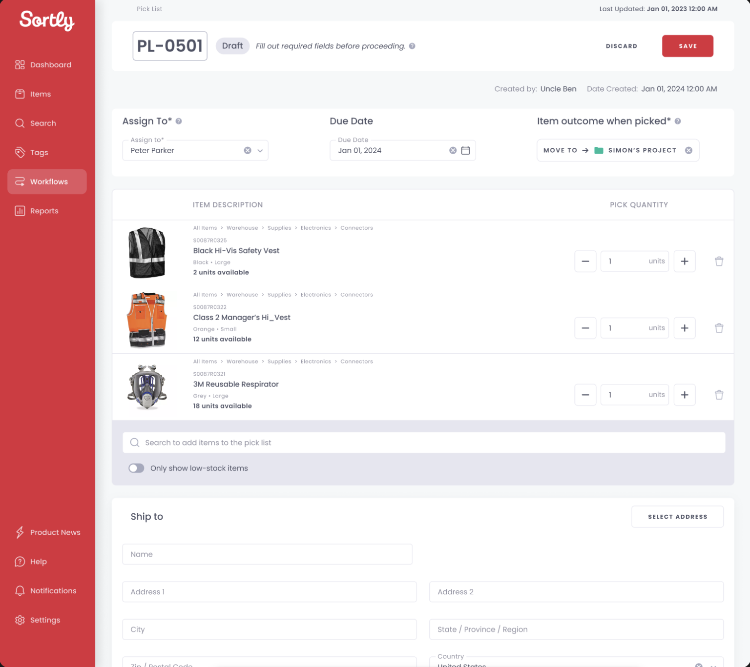 New Feature Alert: Pick Lists | Sortly